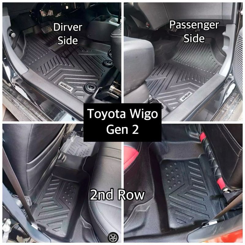 Toyota Wigo 2017 2018 2019 5D Matting Version 3 | Shopee Philippines