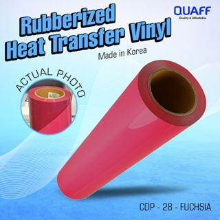 QUAFF Heat Transfer Vinyl Rubberize Vinyl CDP Cuttable Vinyl for T ...
