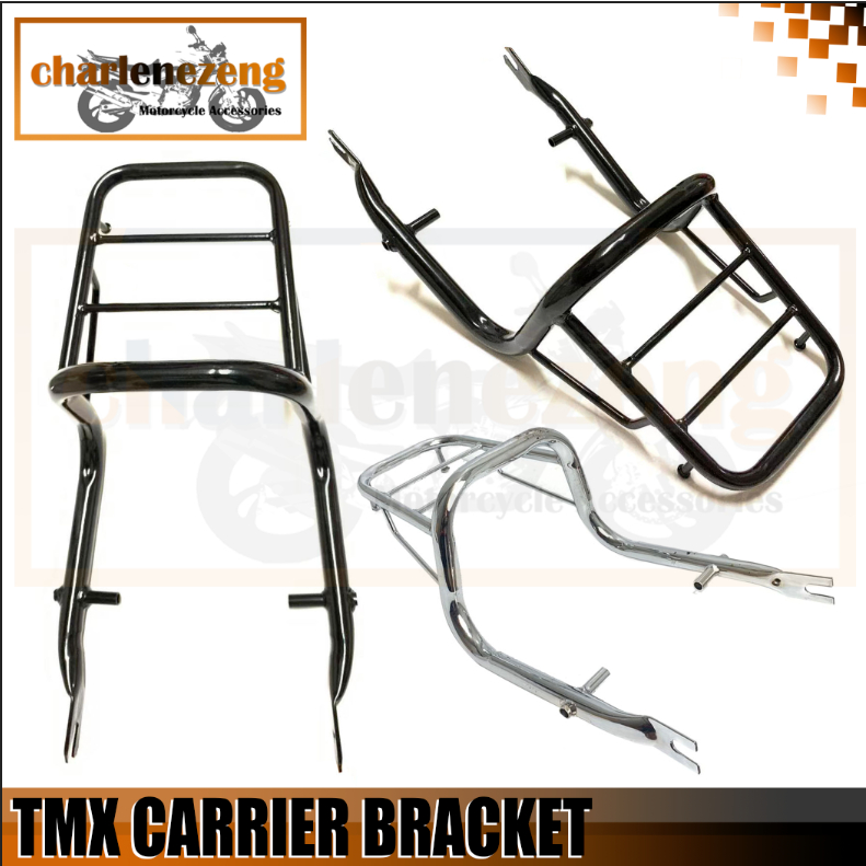 REAR CARRIER BRACKET [ BLACK ] FOR TMX/RUSI MOTORCYCLE COD | Shopee ...