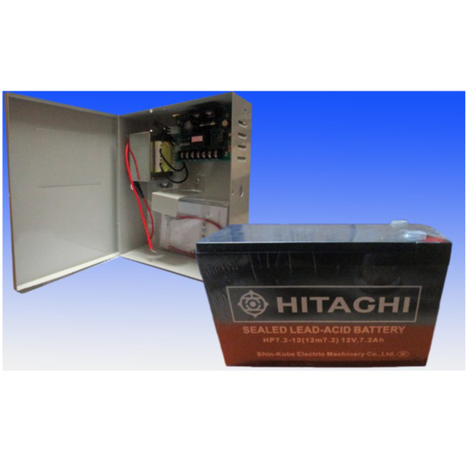 12V 5A Power Supply Case Control of Door Access Control with Battery ...