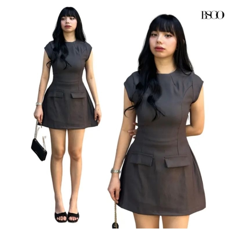 ONHAND BSCO NOELLE DRESS - KOREAN FASHION STYLE OUTFIT | Shopee Philippines