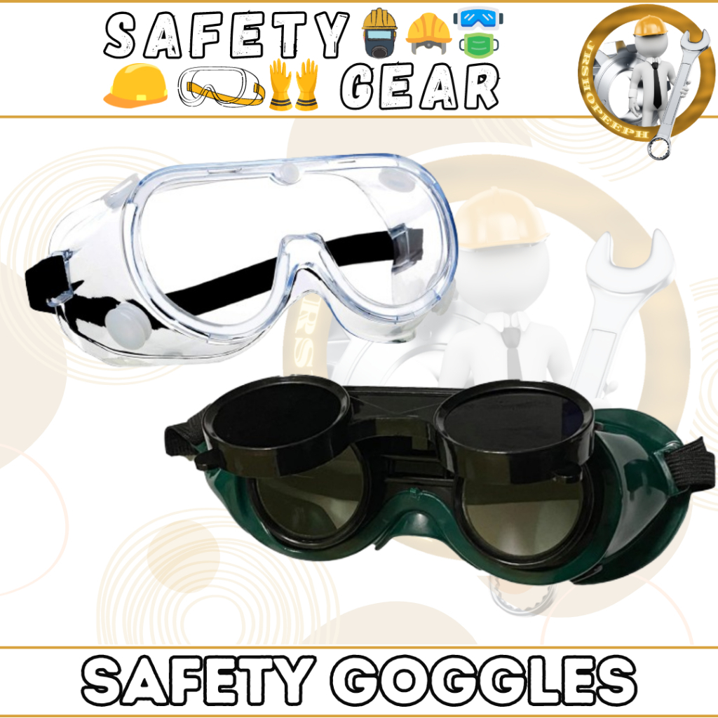 Safety Goggles with Variations Clear Lens and Welding Goggles High ...