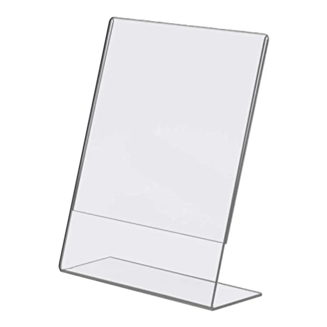 Clear Acrylic Stand L TYPE Thickness: 2mm | Shopee Philippines