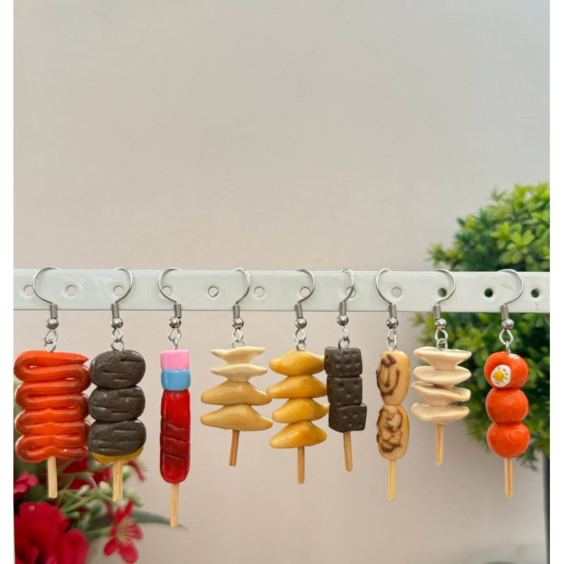 Handmade Polymer clay kwek-kwek, Isaw, Betamax Street food & Banana cue ...