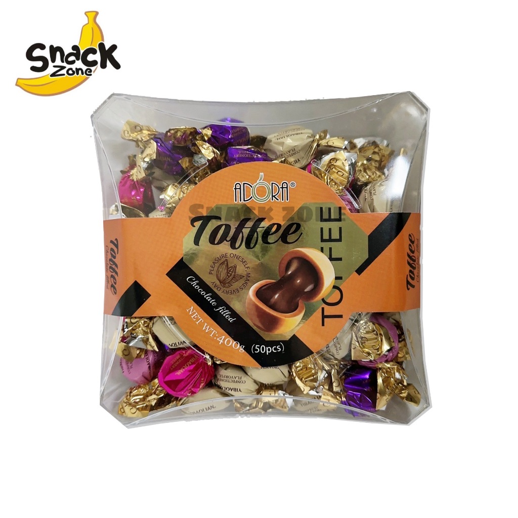 Snack zone Toffee Chocolate 50pcs | Shopee Philippines