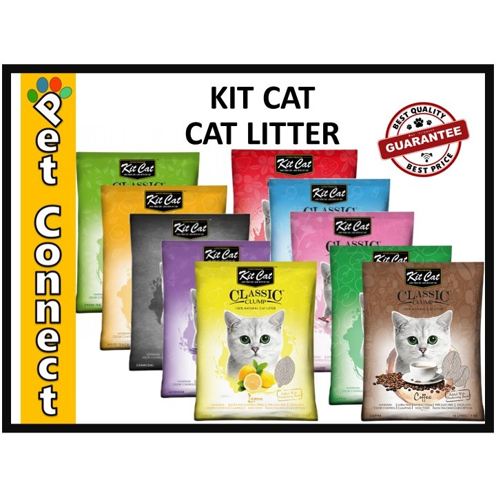 Kit Cat Litter Classic 10L 7Kg Deodorizing Toilet Maximum Absorption ...
