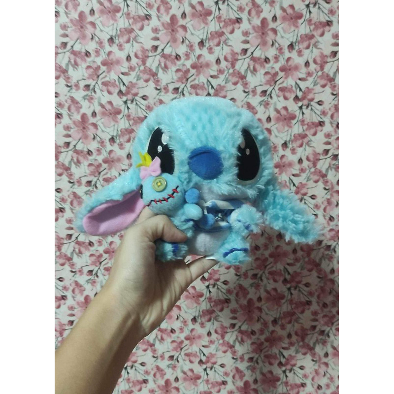 Stitch Furry Disney Pixar Japan Authentic Rare Plush Blue | Shopee ...
