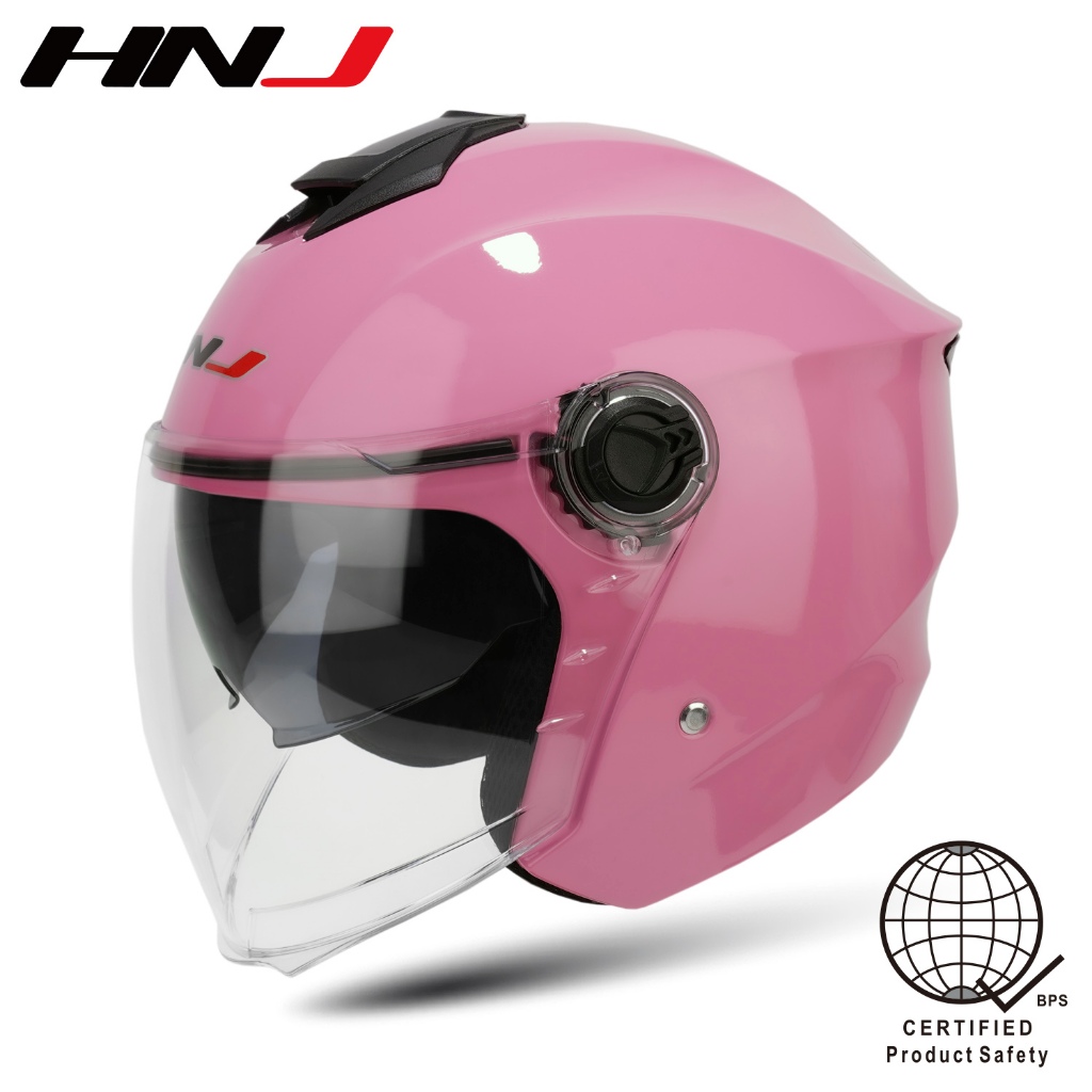 HNJ-YM-915 Helmet half face for motorcycle (Dual Visor) | Shopee ...