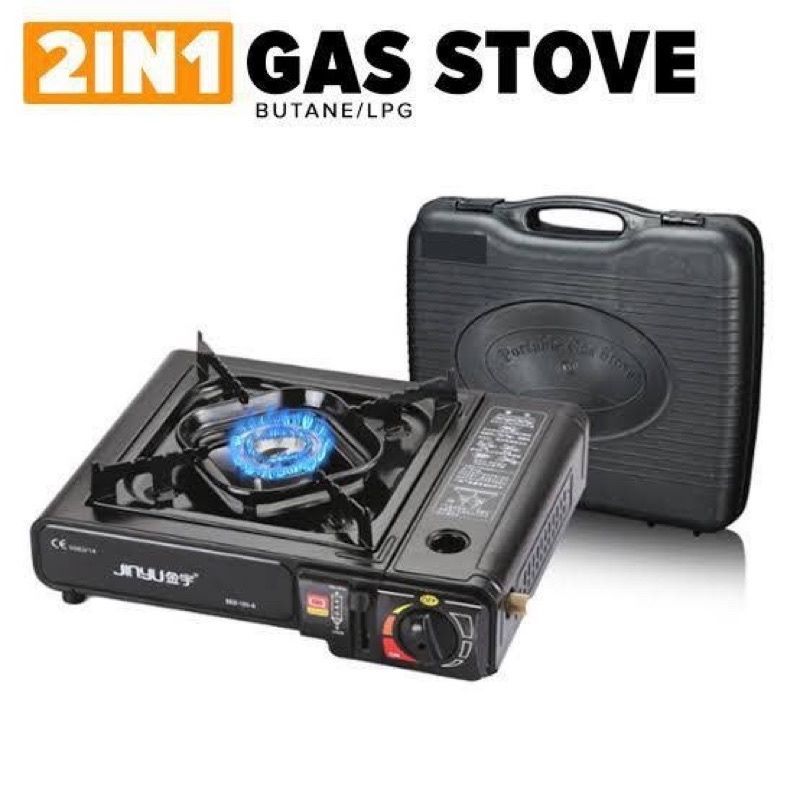 2in1 double use Portable Butane Gas Stove with Case Best For Camping ...