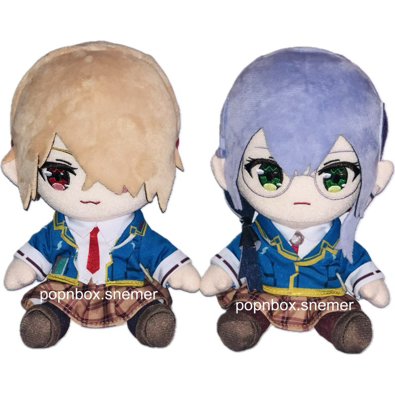 Ruka Kayamori and Yuki Izumi Plush Mascot Set by Taito (Heaven Burns ...