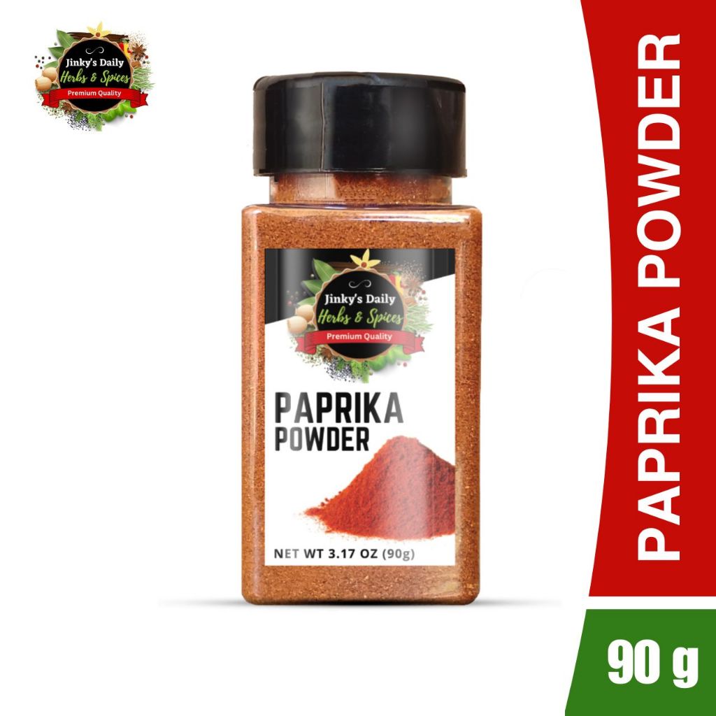 Paprika Powder 90g in Shaker Bottle by Jinky's Daily Herbs & Spices ...