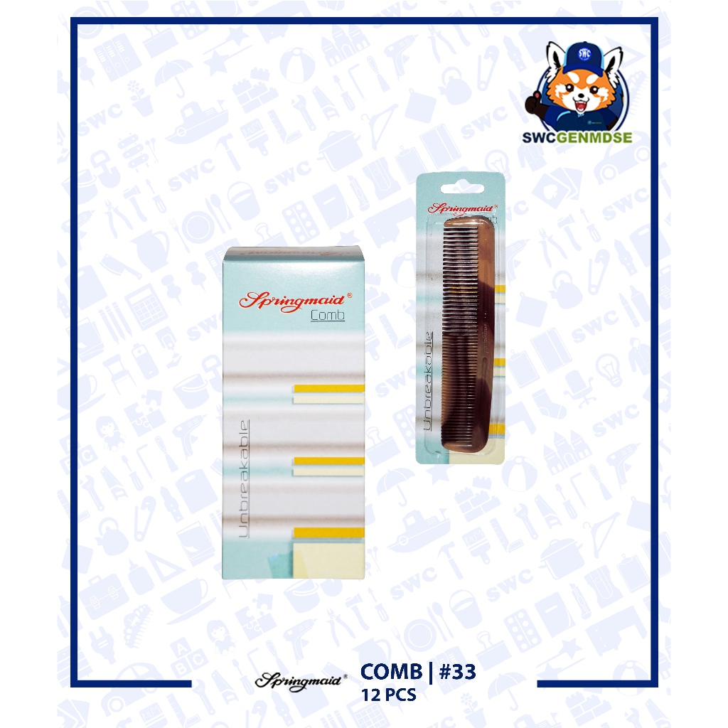SPRINGMAID Comb | Unbreakable | 12 PCS | Shopee Philippines