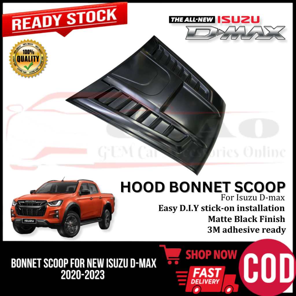 GCAO BONNET SCOOP FOR NEW ISUZU D-MAX 2020-2023 (10907) | Shopee ...