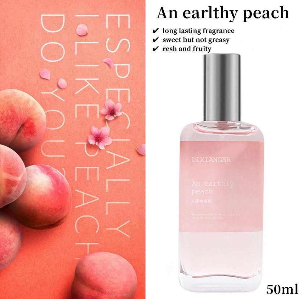 【BUY 1 TAKE 1】Peach Perfume for Women Long Lasting Fresh Fruity EAU DE ...