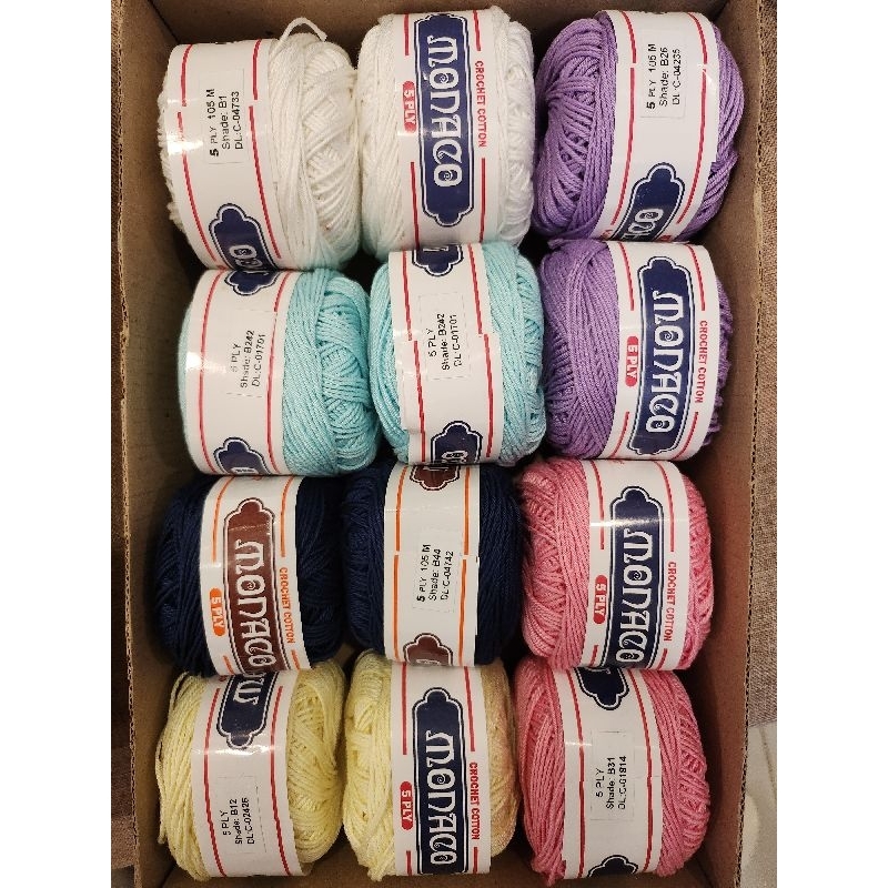 crochet monaco thread 5 ply | Shopee Philippines