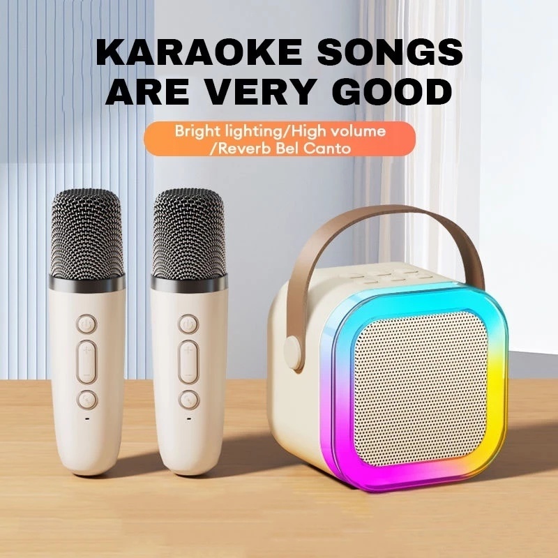Wireless Karaoke Speaker With Karaoke Bluetooth Microphone K12 Home KTV ...