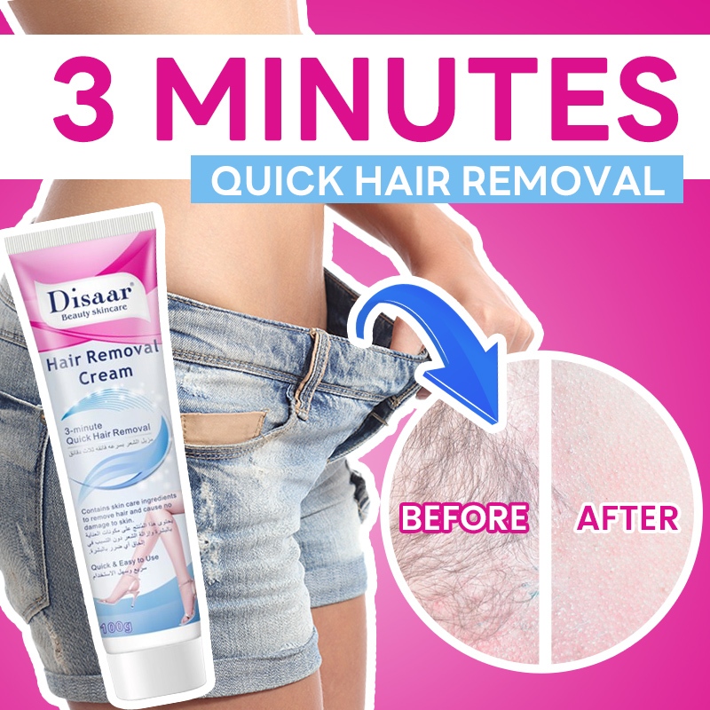 Permanent Hair Removal Cream Painless Hair Removal Underarm Legs Hair ...
