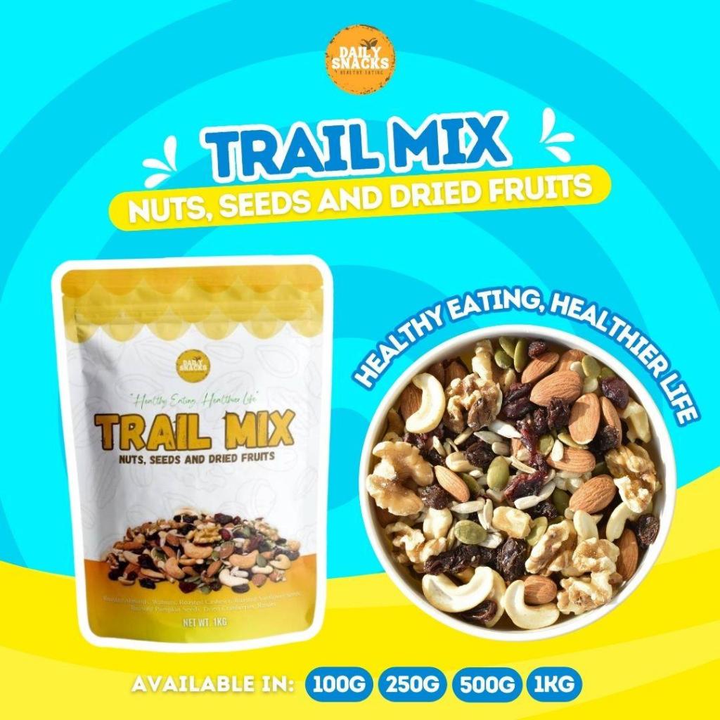 Daily Snacks Trail Mix Nuts, Seeds and Dried Fruits | Shopee Philippines