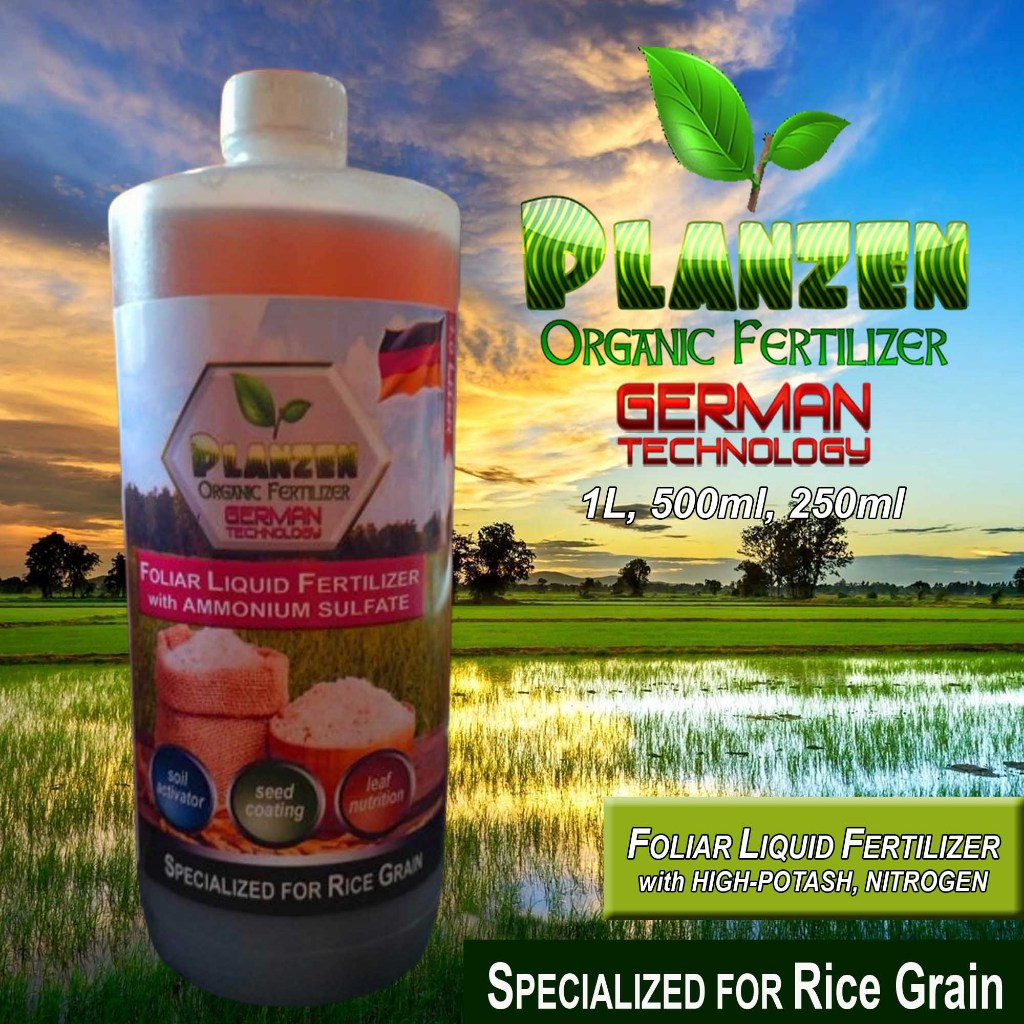 PLANZEN FOLIAR LIQUID FERTILIZER FOLIAR - RICE | Shopee Philippines