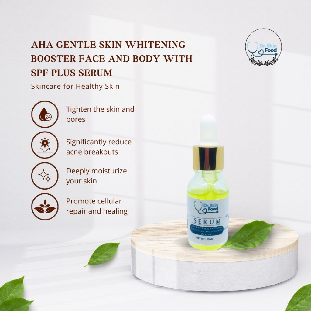 AHA GENTLE SKIN WHITENING BOOSTER FACE AND BODY WITH SPF PLUS 7 DAYS MIRACLE | Shopee Philippines