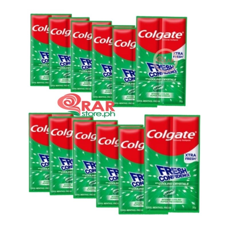 Colgate Twinpack GREEN 12 sachets | Shopee Philippines