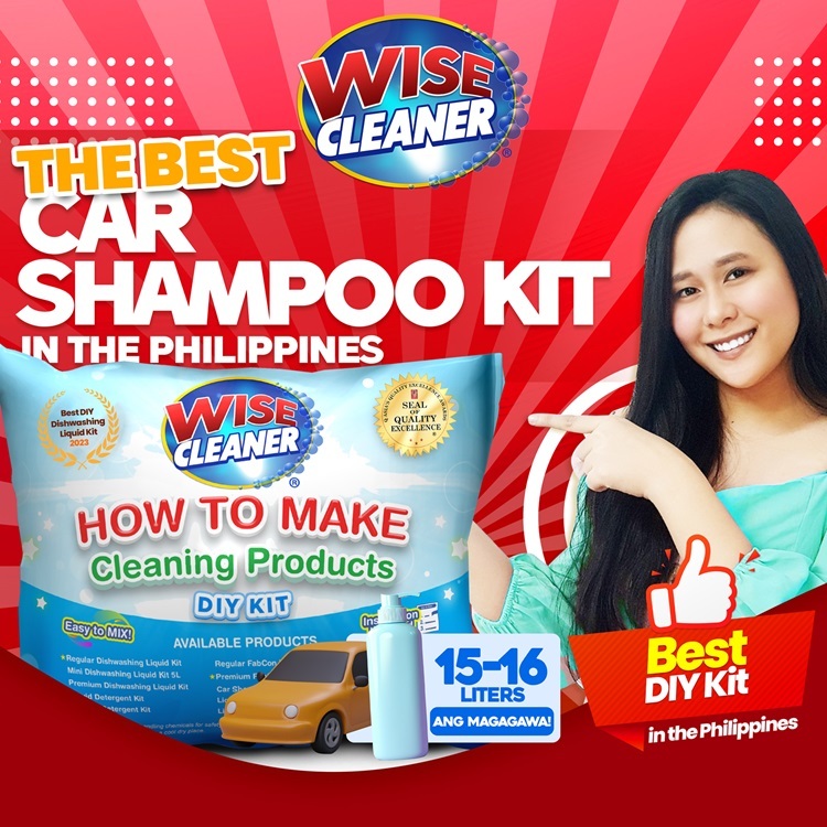 CAR SHAMPOO DIY KIT - WISE CLEANER | Shopee Philippines