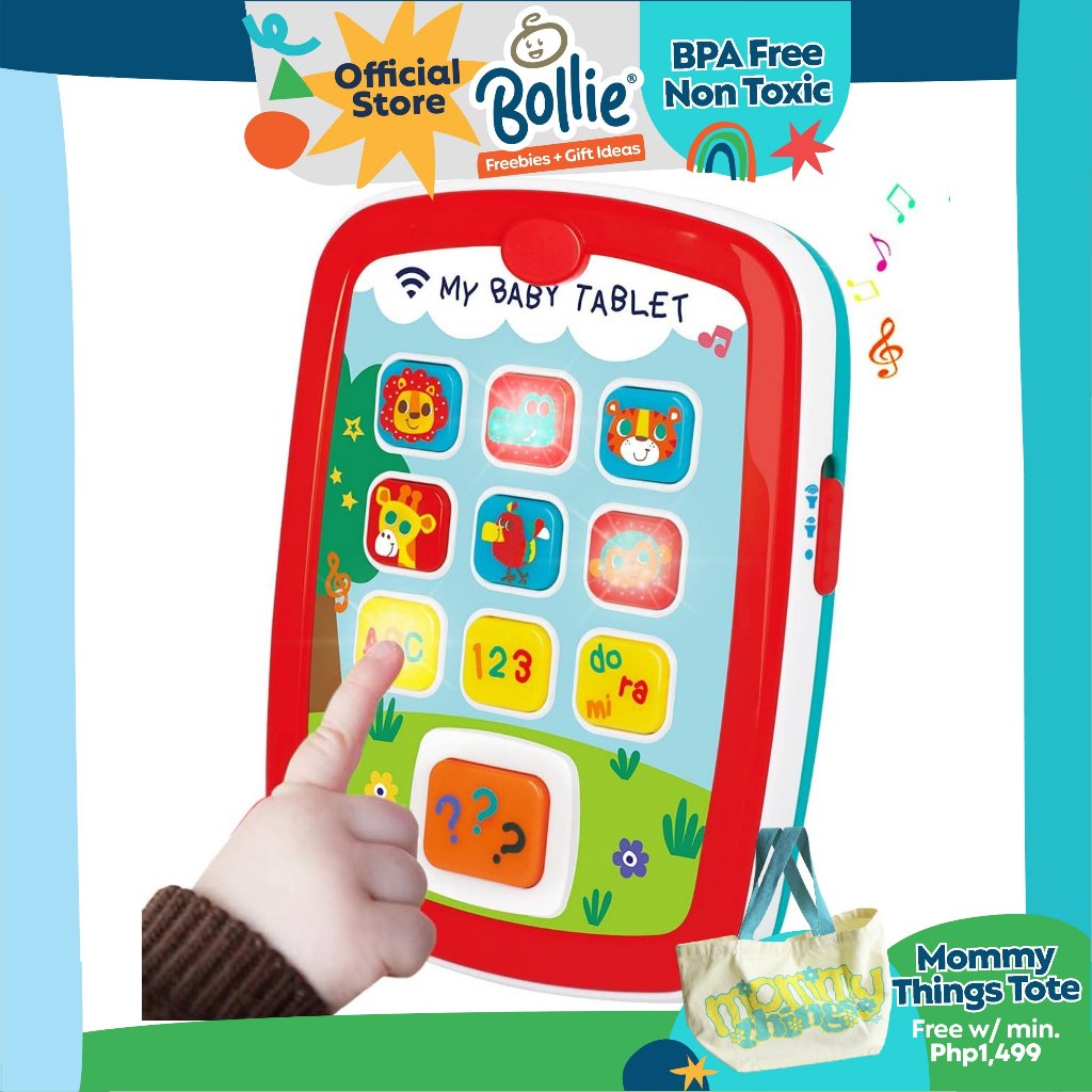 Bollie Baby Musical My Baby Tablet (Educational Toy) | Shopee Philippines