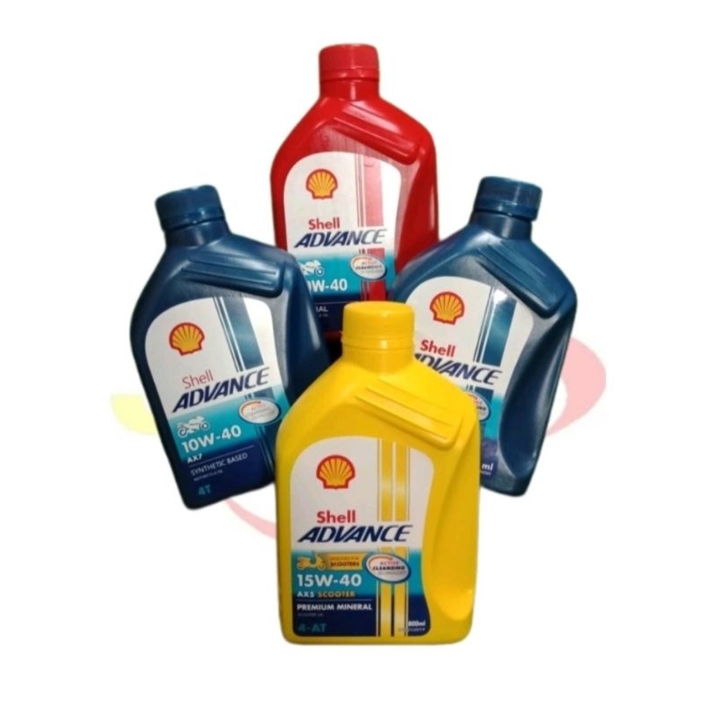 SHELL Advance Motorcycle Oil 800mL | Shopee Philippines