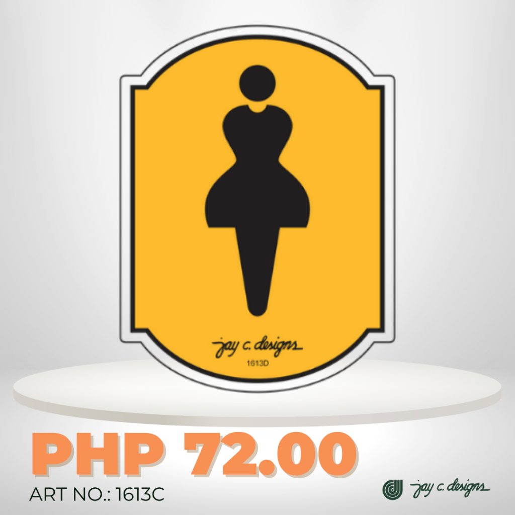 Female Acrylic Restroom Sign Public Toilet Door Sign Bathroom Signage ...