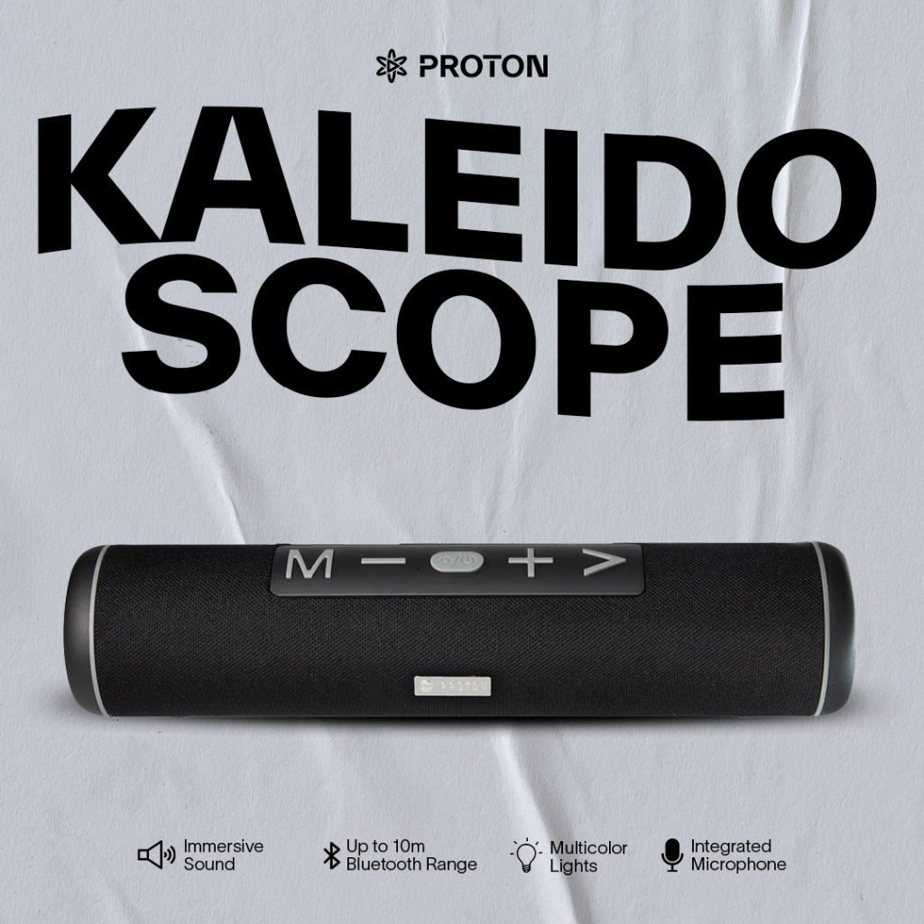 Proton Kaleidoscope Bluetooth Soundbar Speaker PT-627 - Black | Shopee ...