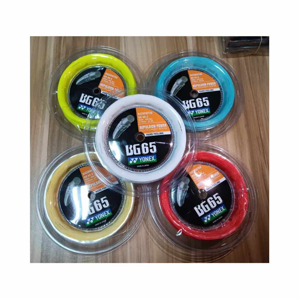 BADMINTON YONEX LINE BG65 200M REEL STRING SUPER DURABLE GOOD ...