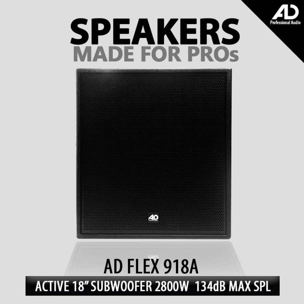 AD FLEX 918A Powered Active Subwoofer 2800W 18Inch | Shopee Philippines
