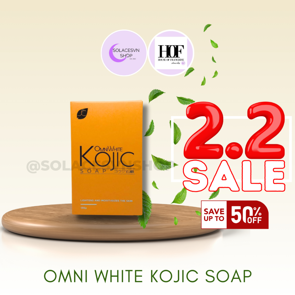 OMNI WHITE KOJIC SOAP | PACK: Soap: 135 grams, Box: 1 soap | Shopee ...