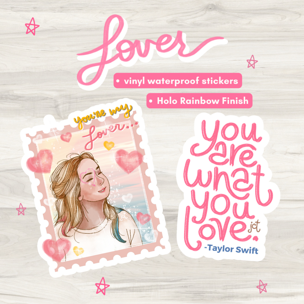 Taylor Swift Lover Vinyl Sticker 2 inches Waterproof Laptop Sticker ...