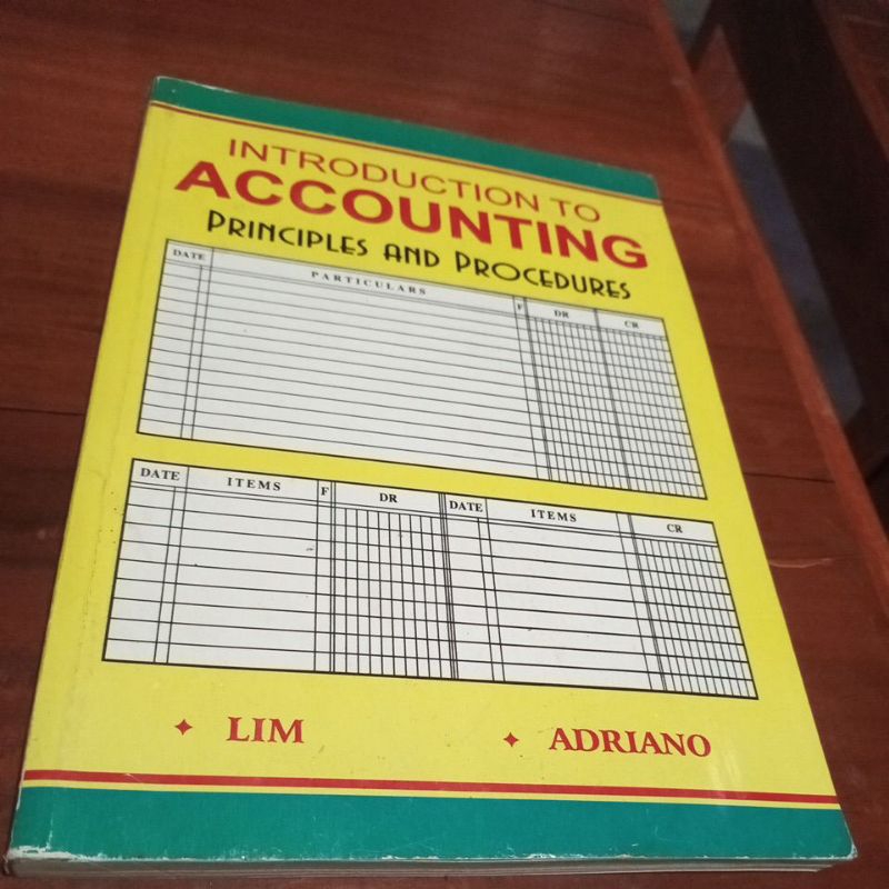 Introduction To Accounting Principles