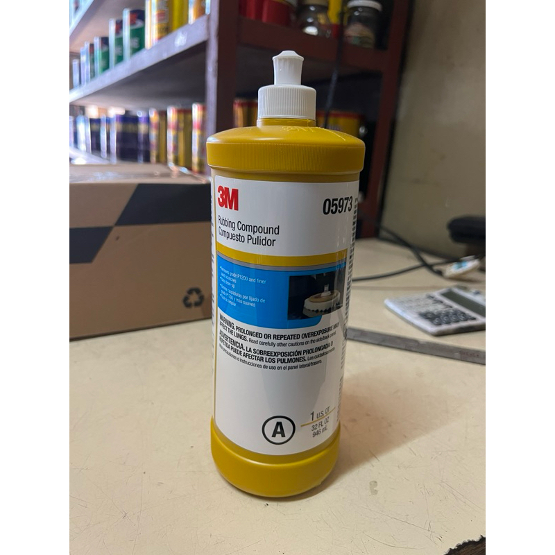 3m Rubbing Compound Stap A 5973 1 Liter Shopee Philippines