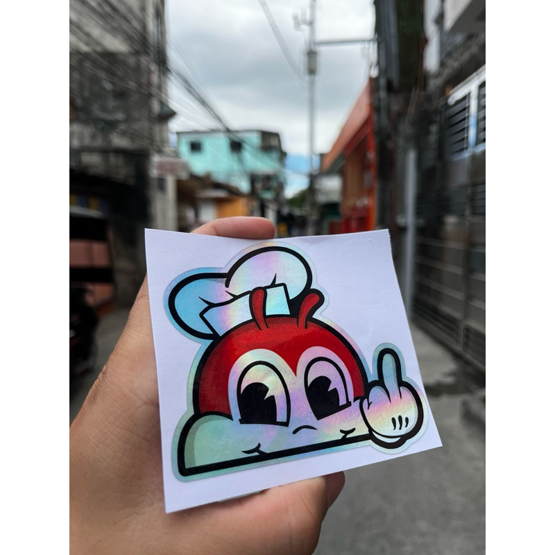 Jollibee Dirty Finger Decal | Shopee Philippines