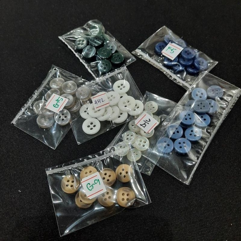 Colored Buttons for Polo&Blouse (Per Dozen) | Shopee Philippines