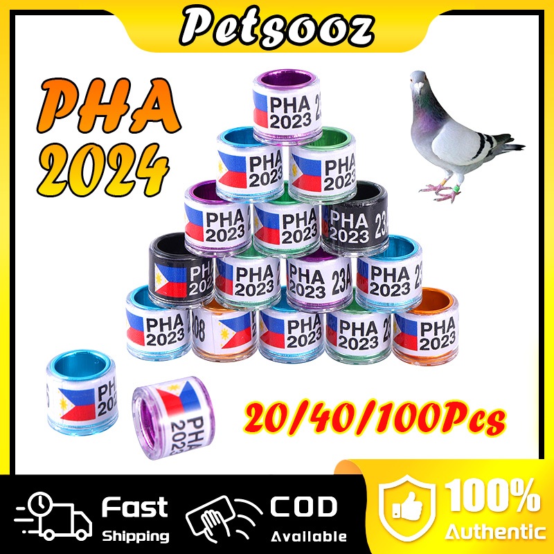 50Pcs/20Pcs/10Pcs PHA pigeon foot ring 2024 oval ring multi-color ...