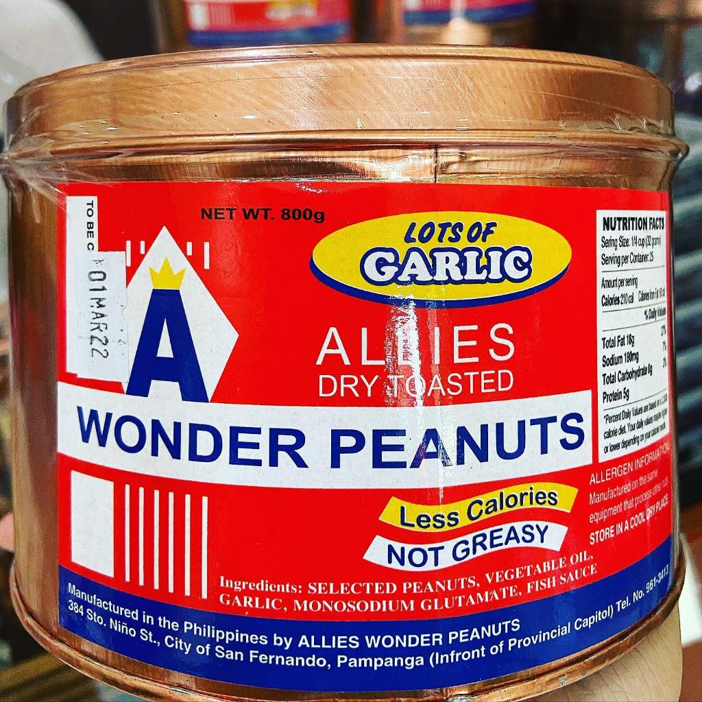 Allies Dry Toasted Wonder Peanuts | Shopee Philippines