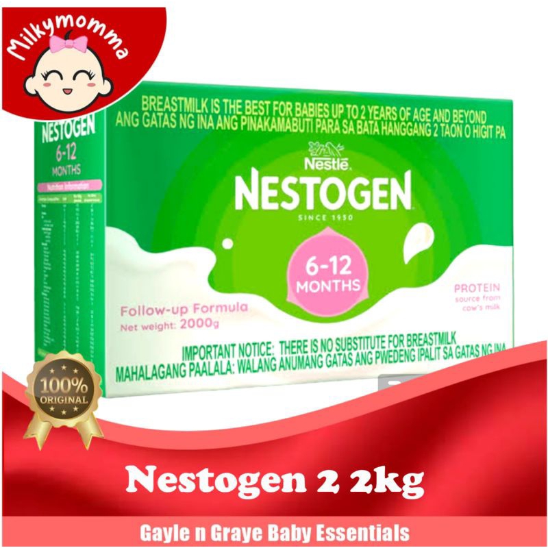 Nestogen Two 6-12 Months 2kg (6-12months) Milk Supplement | Shopee Philippines