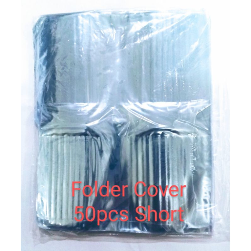 Plastic Folder Jacket/ Folder Cover Short - Long 50pcs | Shopee Philippines