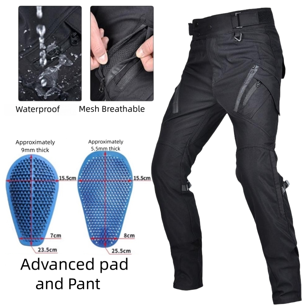 Motorcycle Fall Protection Riding Pants Waterproof Windproof Breathable ...