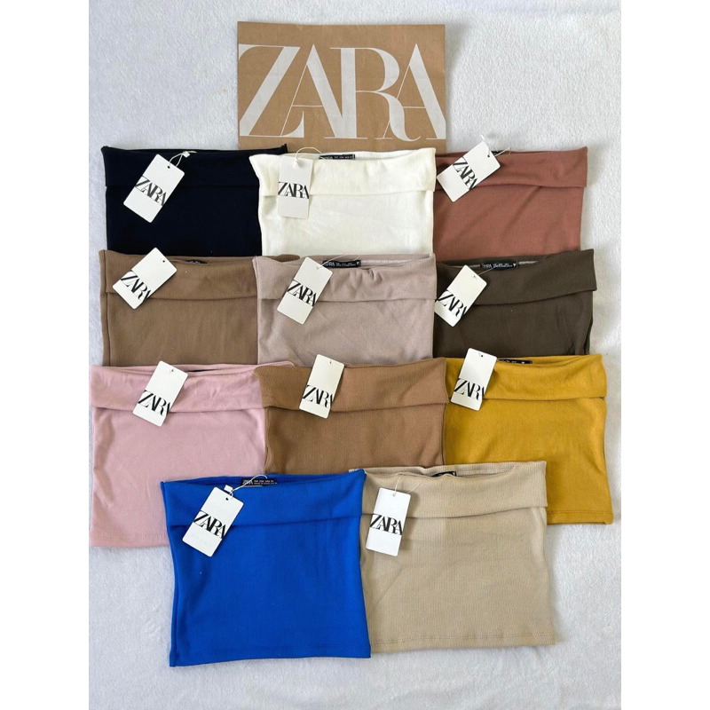 ZARA Plain Tube Top . | Shopee Philippines