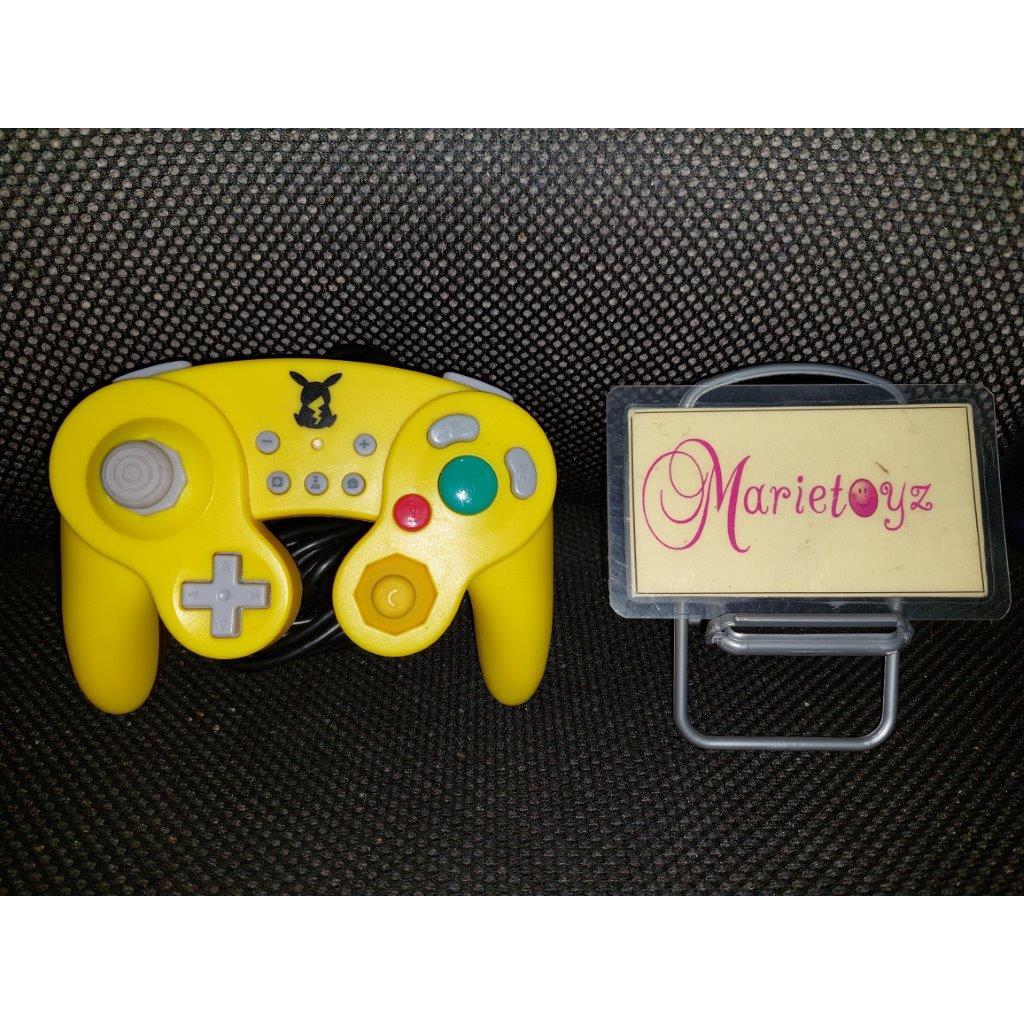 Hori Gamecube Style Pikachu USB Wired Controller (for PC and NSW ...