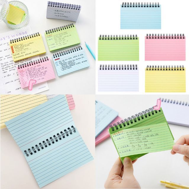 Ashleyshop 70/50 SheetsThickened Creative Color Notebook Transverse ...