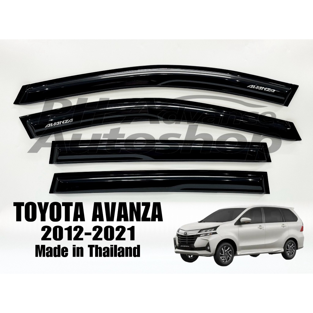 Window Door Visor Toyota Avanza 2012-2021 Rain Visor Sunvisor Car ...