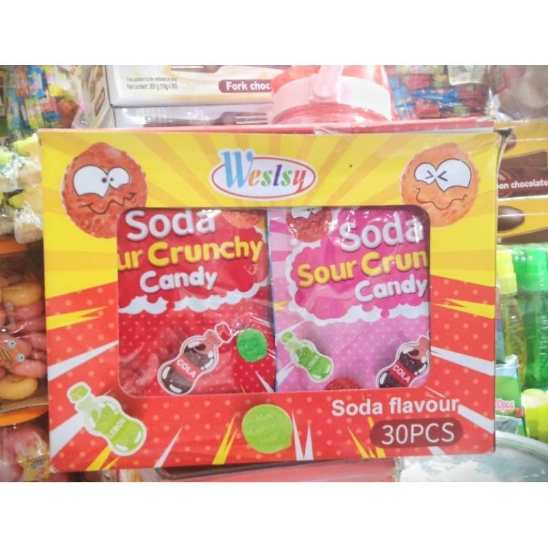 Soda Sour Crunchy Candy | Soda Flavour (30PCS) | Shopee Philippines