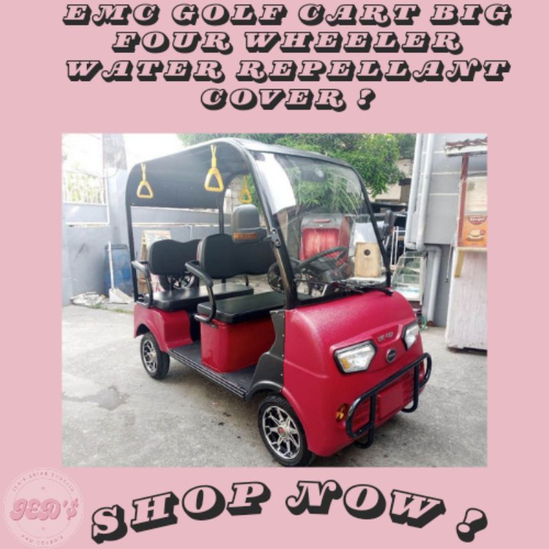 EMC GOLF CART Cover big 4 wheeler water repellant Cover | Shopee ...