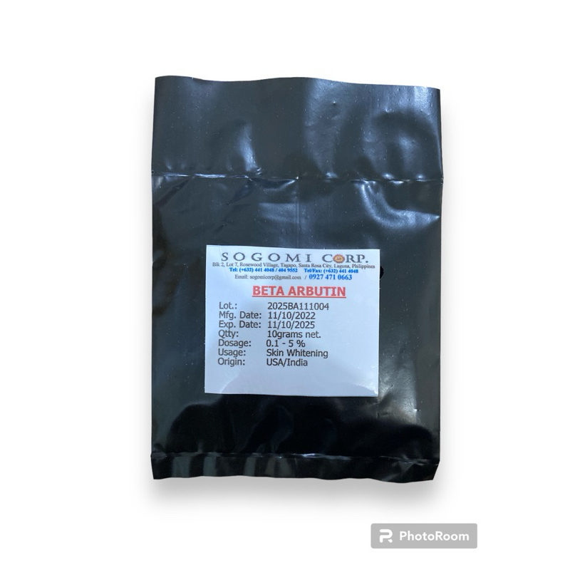 BETA ARBUTIN (500G-1KILO) #SOGOMI | Shopee Philippines